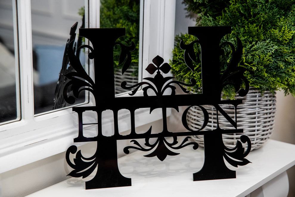 Monogram House Sign – Western Oak & Co